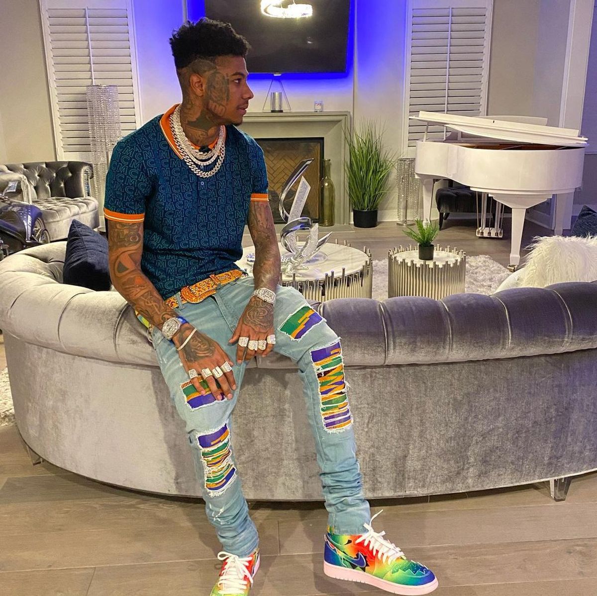 Blueface Outfit from January 1, 2021 | WHAT’S ON THE STAR?