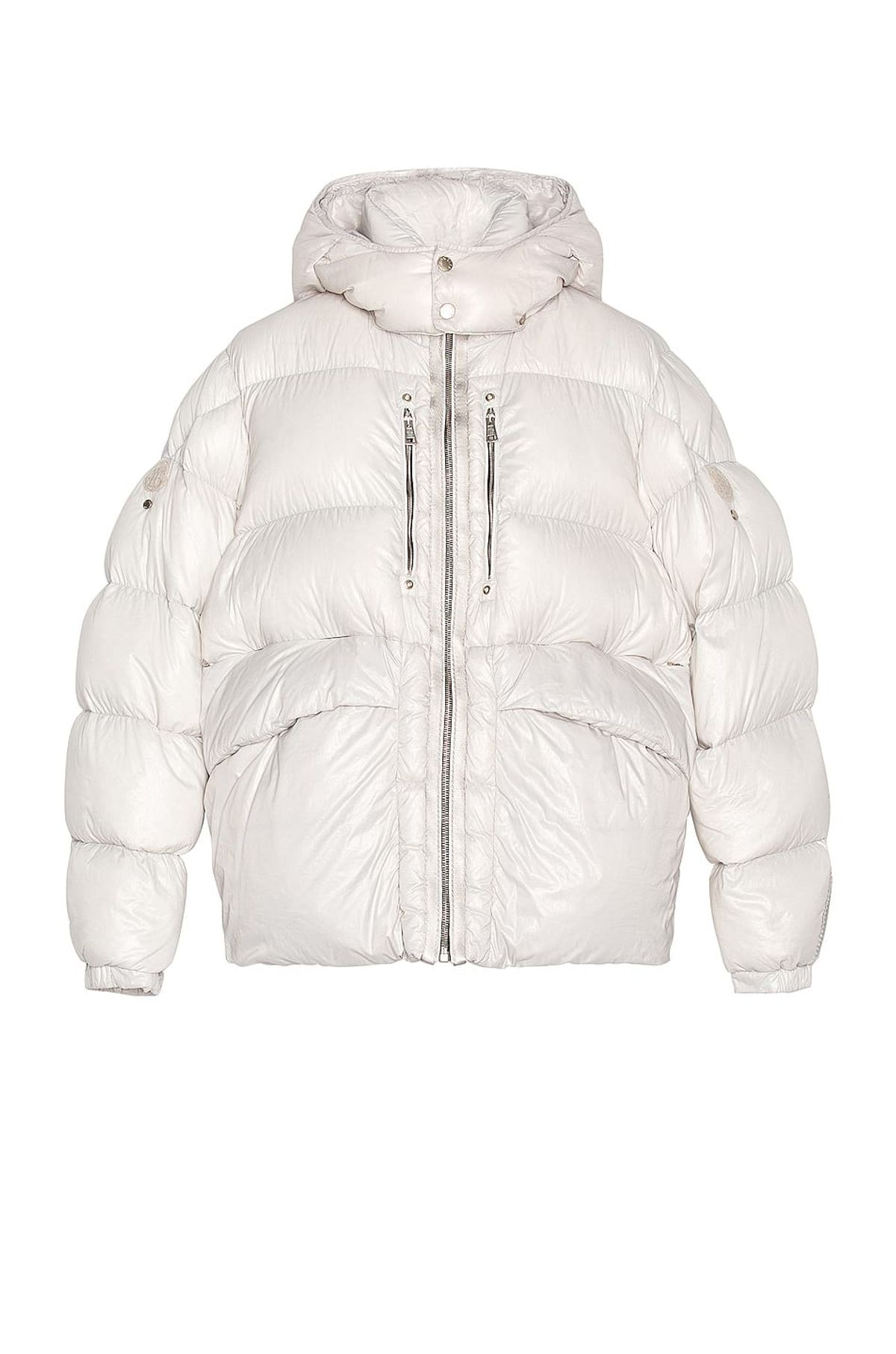 Moncler × Alyx Forest Silver Metallic Down Jacket | WHAT’S ON THE STAR?