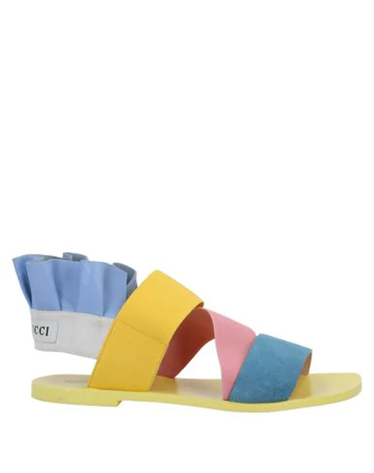 Emilio Pucci Sandals In Azure | WHAT’S ON THE STAR?