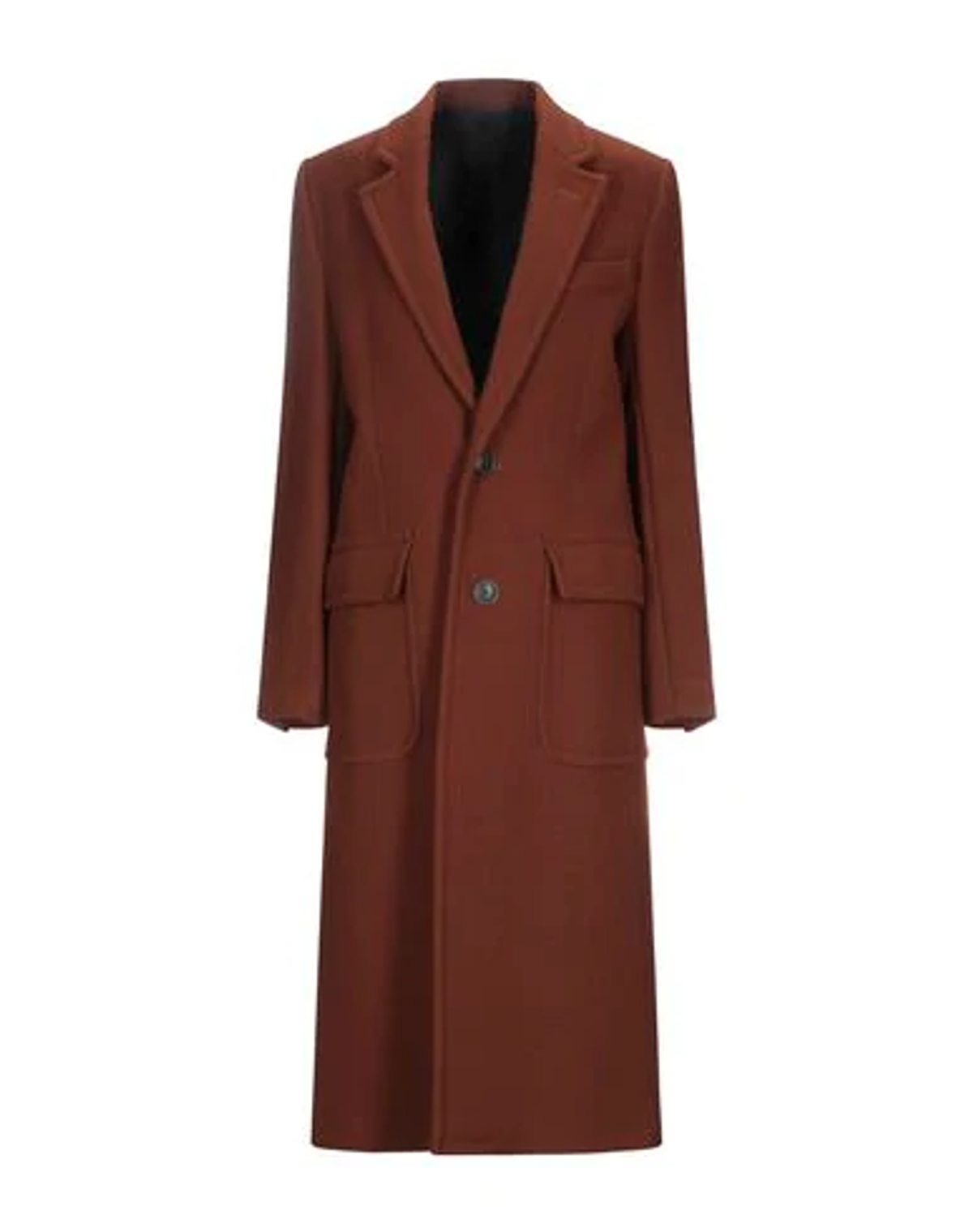 Ami Alexandre Mattiussi Coat In Brown | WHAT’S ON THE STAR?