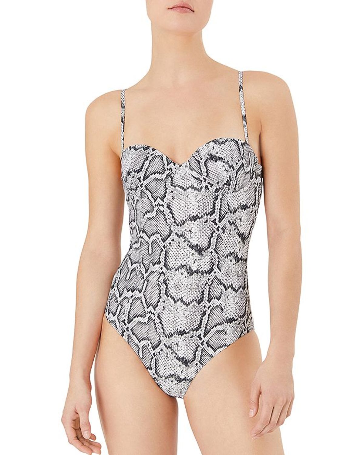 Onia Women's Belle Python One-piece Swimsuit | WHAT’S ON THE STAR?