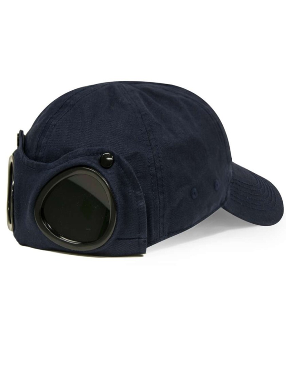 C.P. Company Goggle Baseball Cap Total Eclipse In Black | WHAT’S ON THE ...