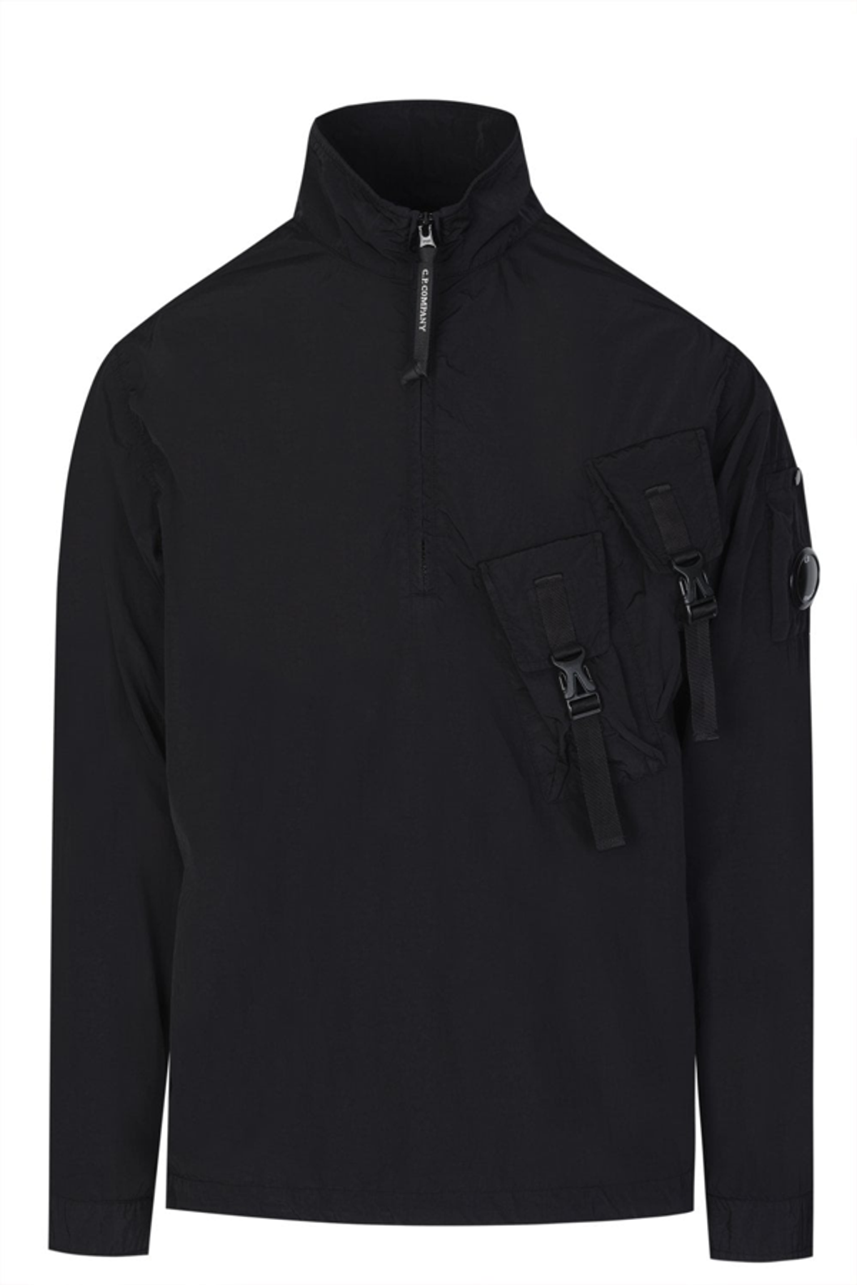 C.P. Company Pullover Jacket In Black | WHAT’S ON THE STAR?