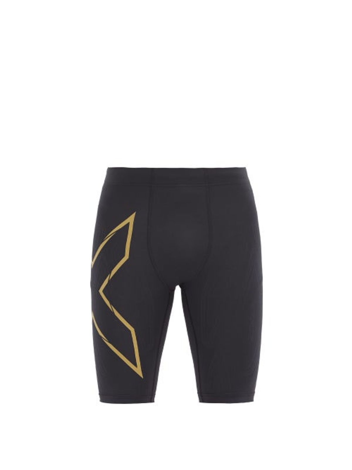 2XU Mcs Compression Running Shorts In Black Gold | WHAT’S ON THE STAR?