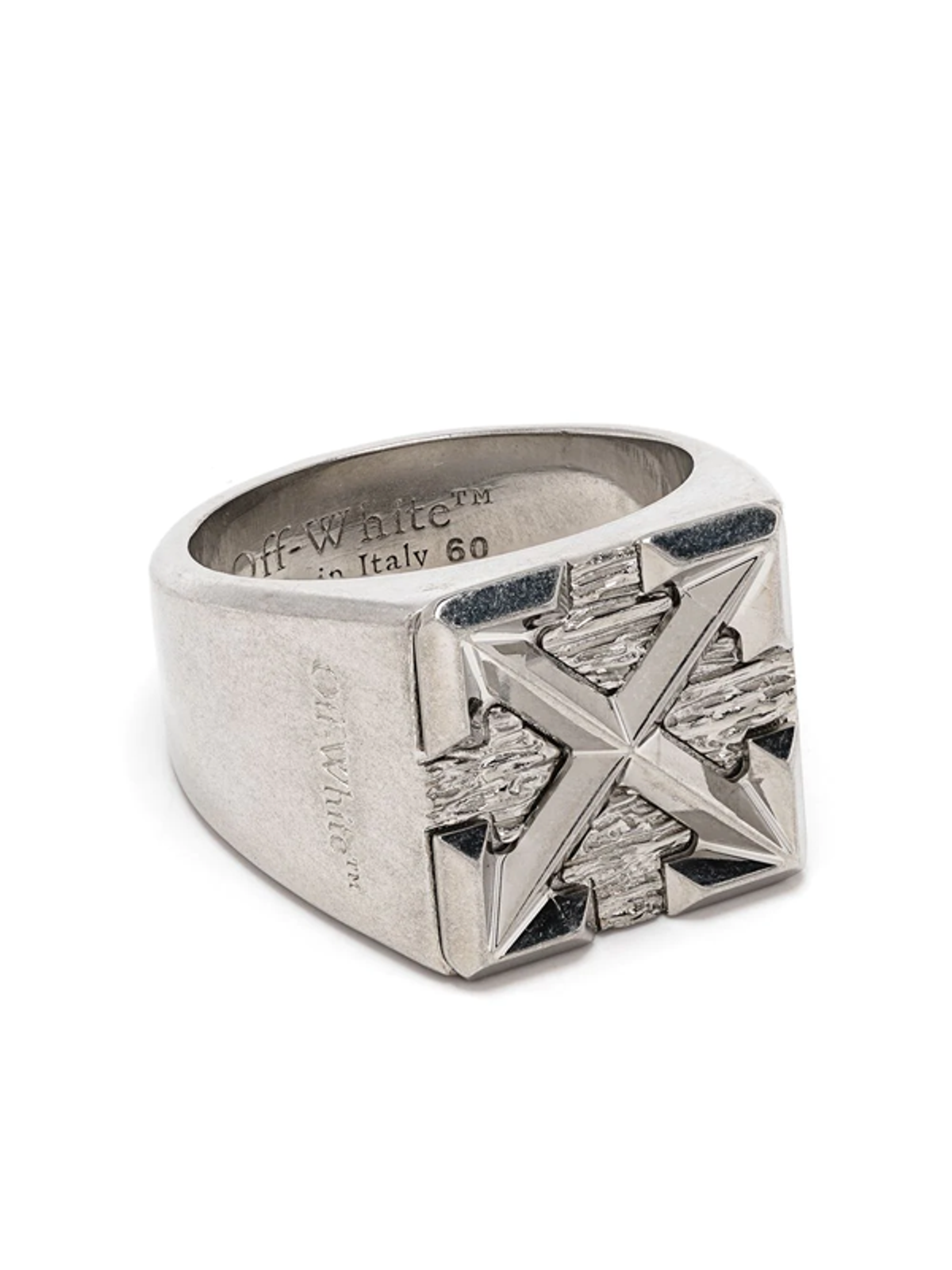 Off-White Arrow Signet Ring Silver No Color In Silber | WHAT’S ON THE STAR?