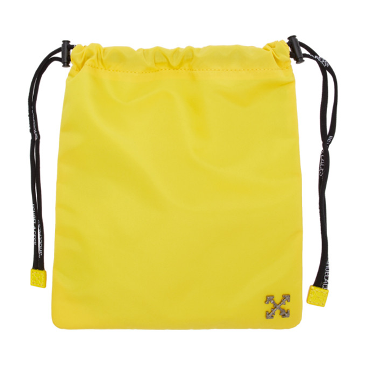 Off-White Nylon Pouch Bag In Yellow | WHAT’S ON THE STAR?