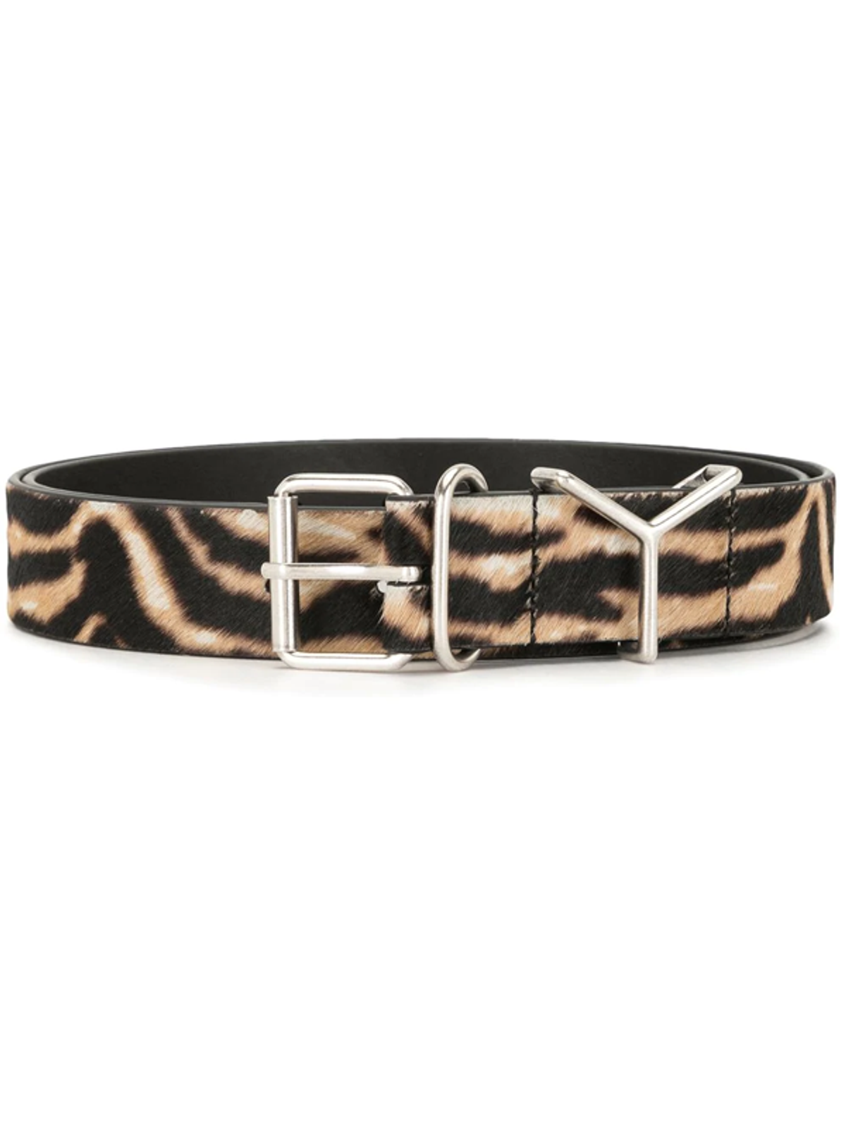 Y/Project Tiger Print Calf Leather Belt | WHAT’S ON THE STAR?