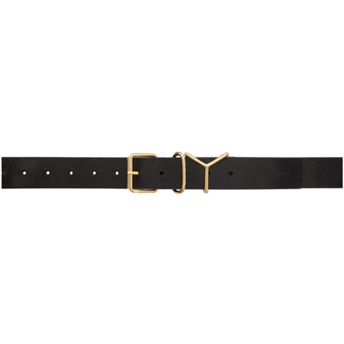 Y/Project Y/project Black And Gold Classic Y Belt In Black/gold | WHAT ...