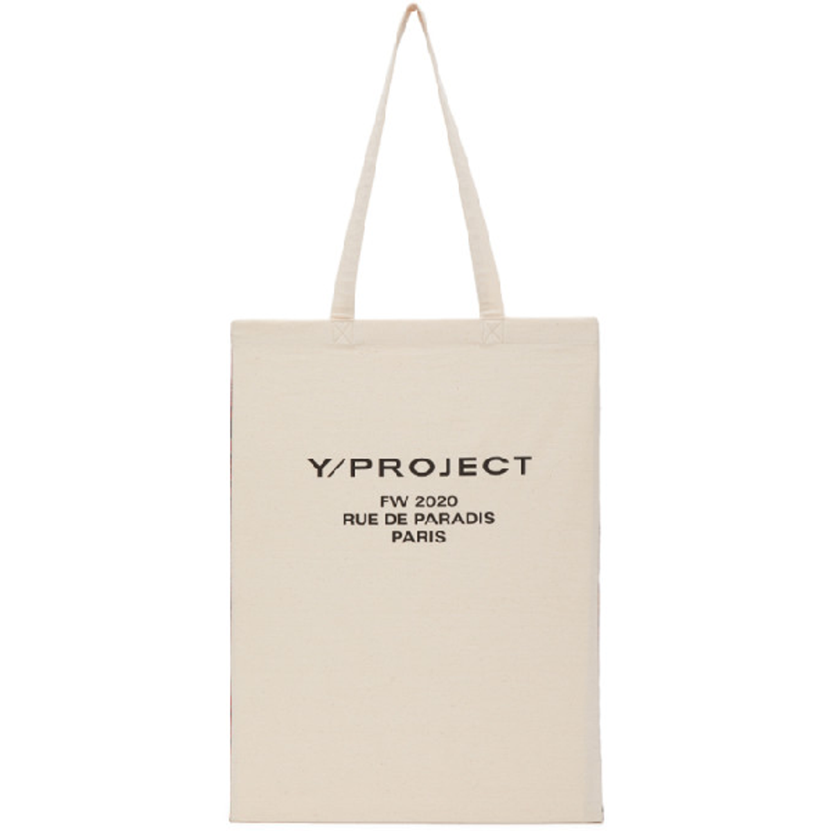Y/Project Logo Print Tote Bag In Red | WHAT’S ON THE STAR?