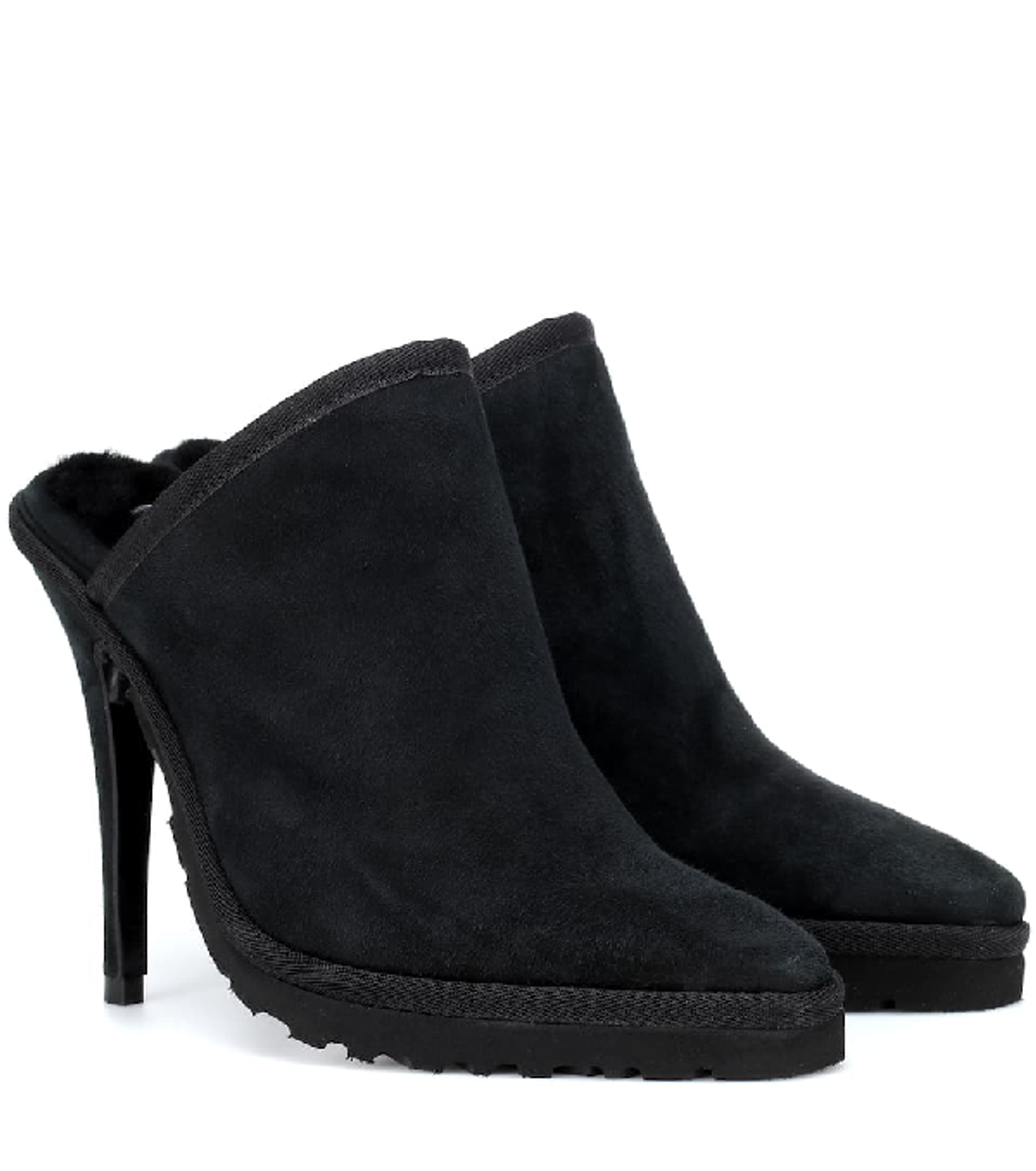 Y/Project X Ugg Ls1 Suede Mules In Black | WHAT’S ON THE STAR?