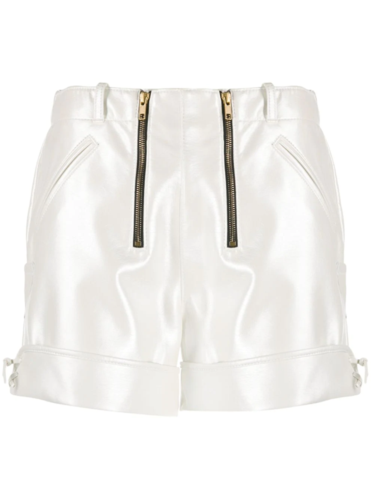 Philosophy Di Lorenzo Serafini Double-zip Shorts In White | WHAT’S ON ...