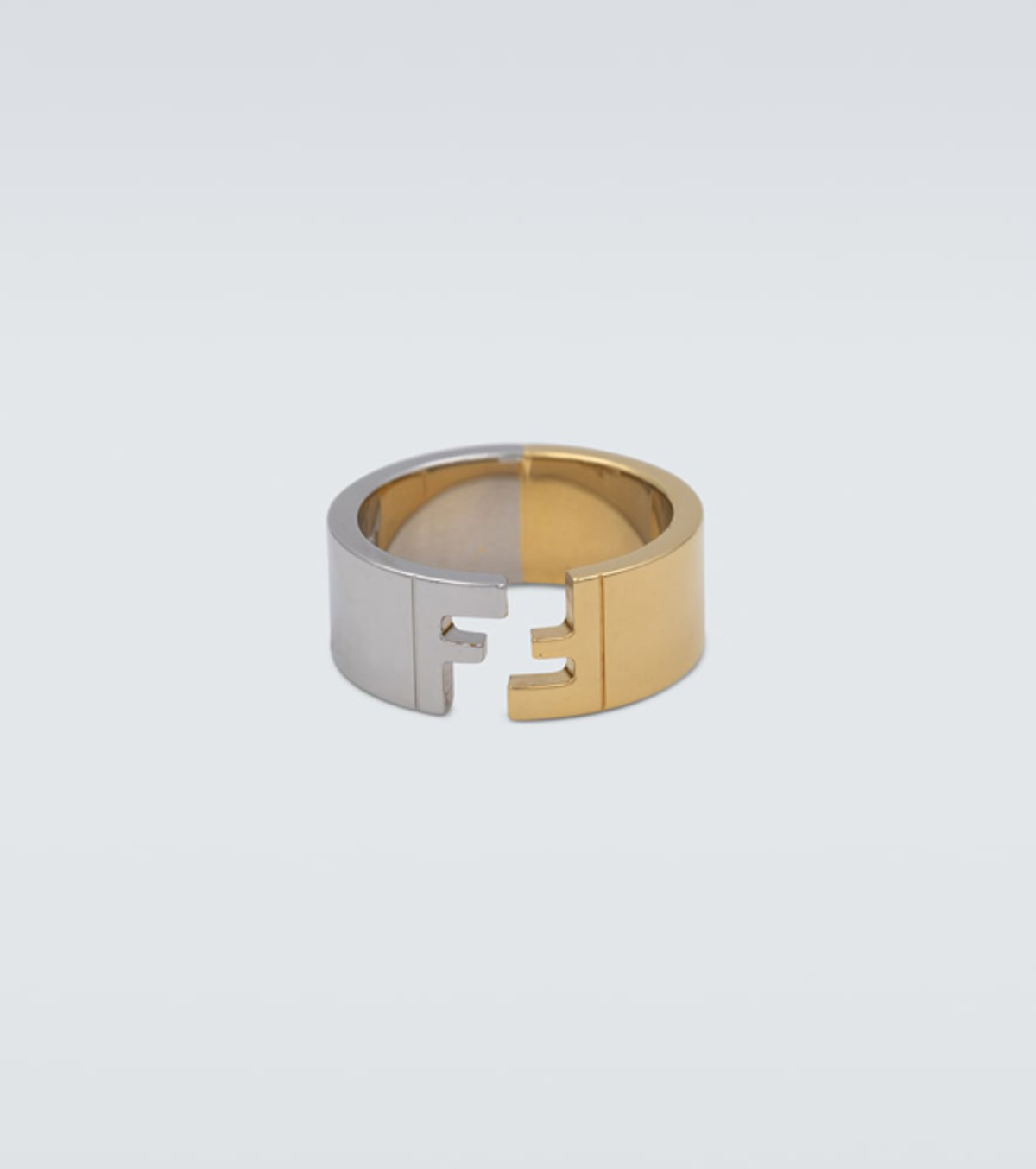 Fendi Ff Bi-color Ring In Multicoloured | WHAT’S ON THE STAR?