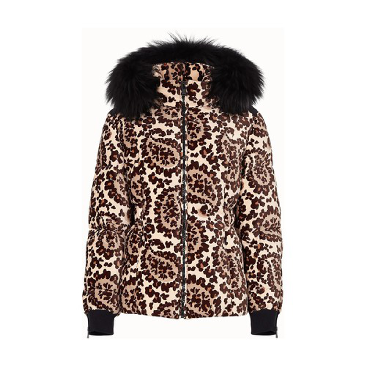 Fendi Ski Jacket In Multicolour Velvet In Multicolore | WHAT’S ON THE STAR?
