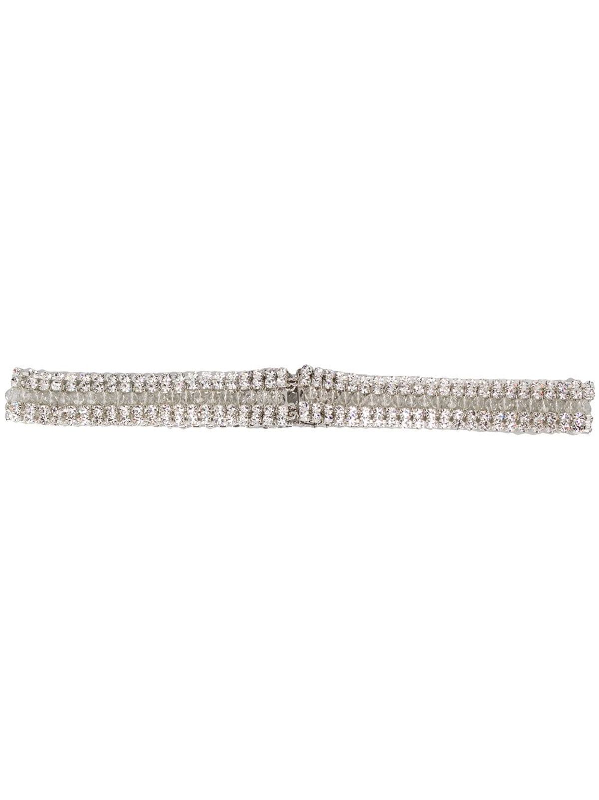 Paco Rabanne Silver Crystal Chain-link Belt | WHAT’S ON THE STAR?
