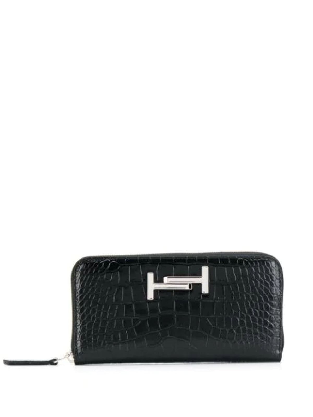 Tod's Embossed Double T Wallet In Black | WHAT’S ON THE STAR?