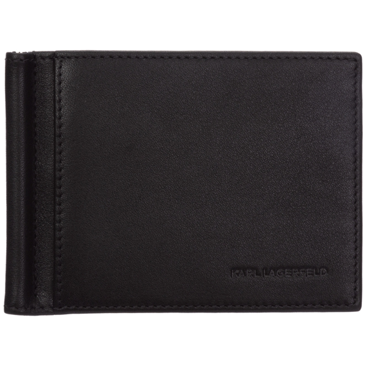 Karl Lagerfeld Men's Wallet Leather Coin Case Holder Purse Card Bifold ...
