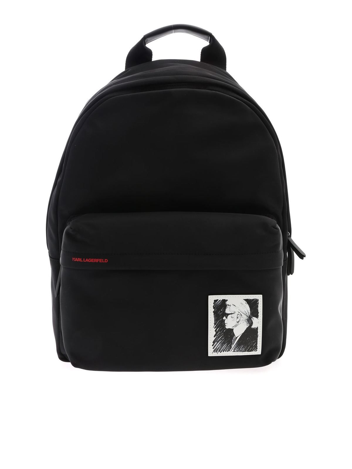 Karl Lagerfeld Karl Legend Backpack In Black | WHAT’S ON THE STAR?
