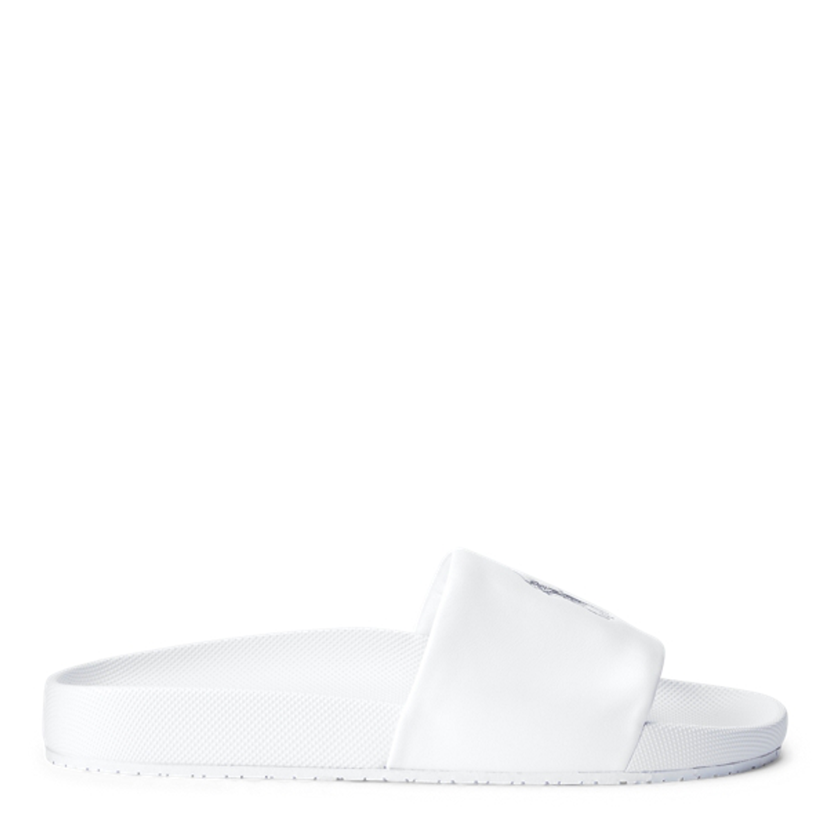 Ralph Lauren Cayson Pony Slide Sandal In White | WHAT’S ON THE STAR?