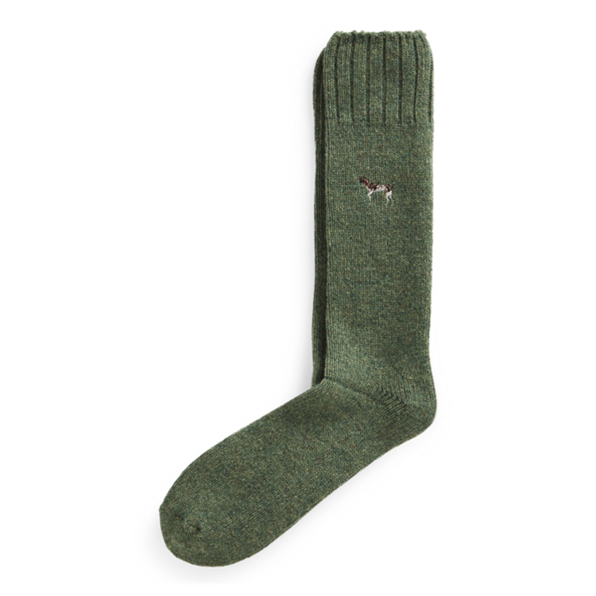 Ralph Lauren Pointer Dog Wool-blend Boot Socks In Olive | WHAT’S ON THE ...