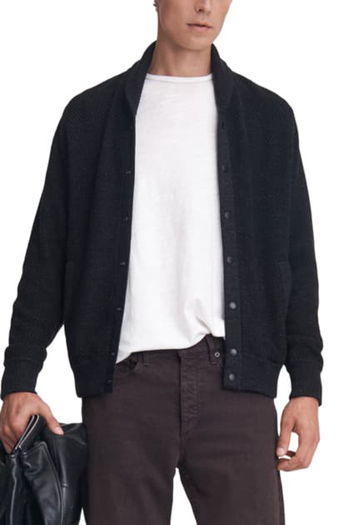 Rag & Bone Cardiff Bomber Cardigan In Camel | WHAT’S ON THE STAR?