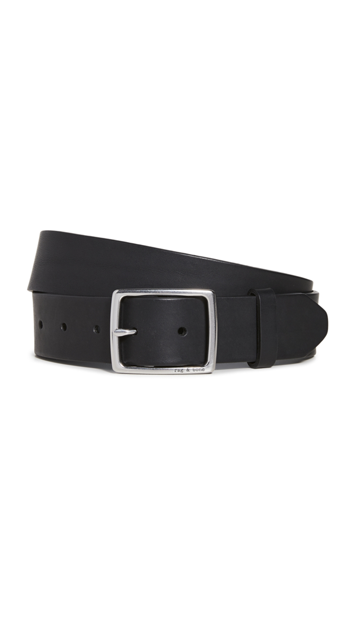 Rag & Bone Rugged Belt In Black | WHAT’S ON THE STAR?