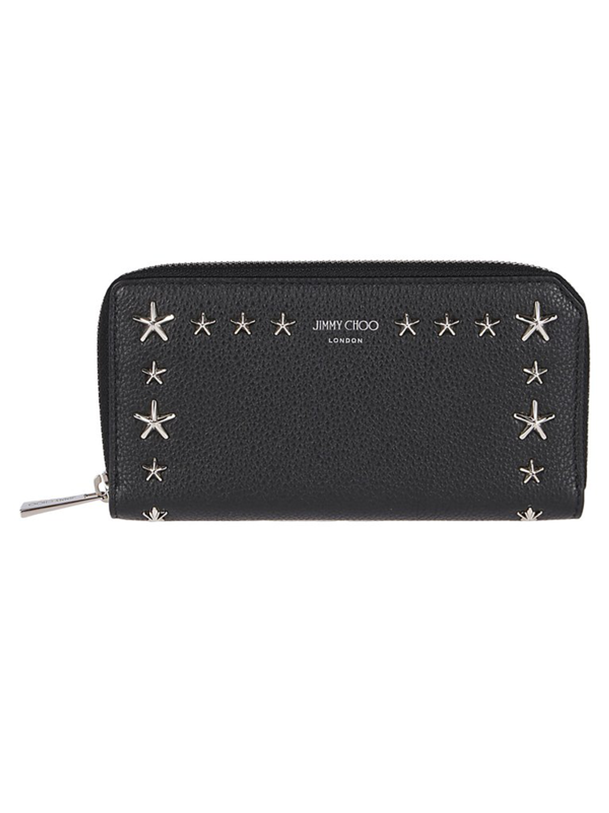 Jimmy Choo Jimmy Choo Star Embellished Zip Around Wallet In Black ...