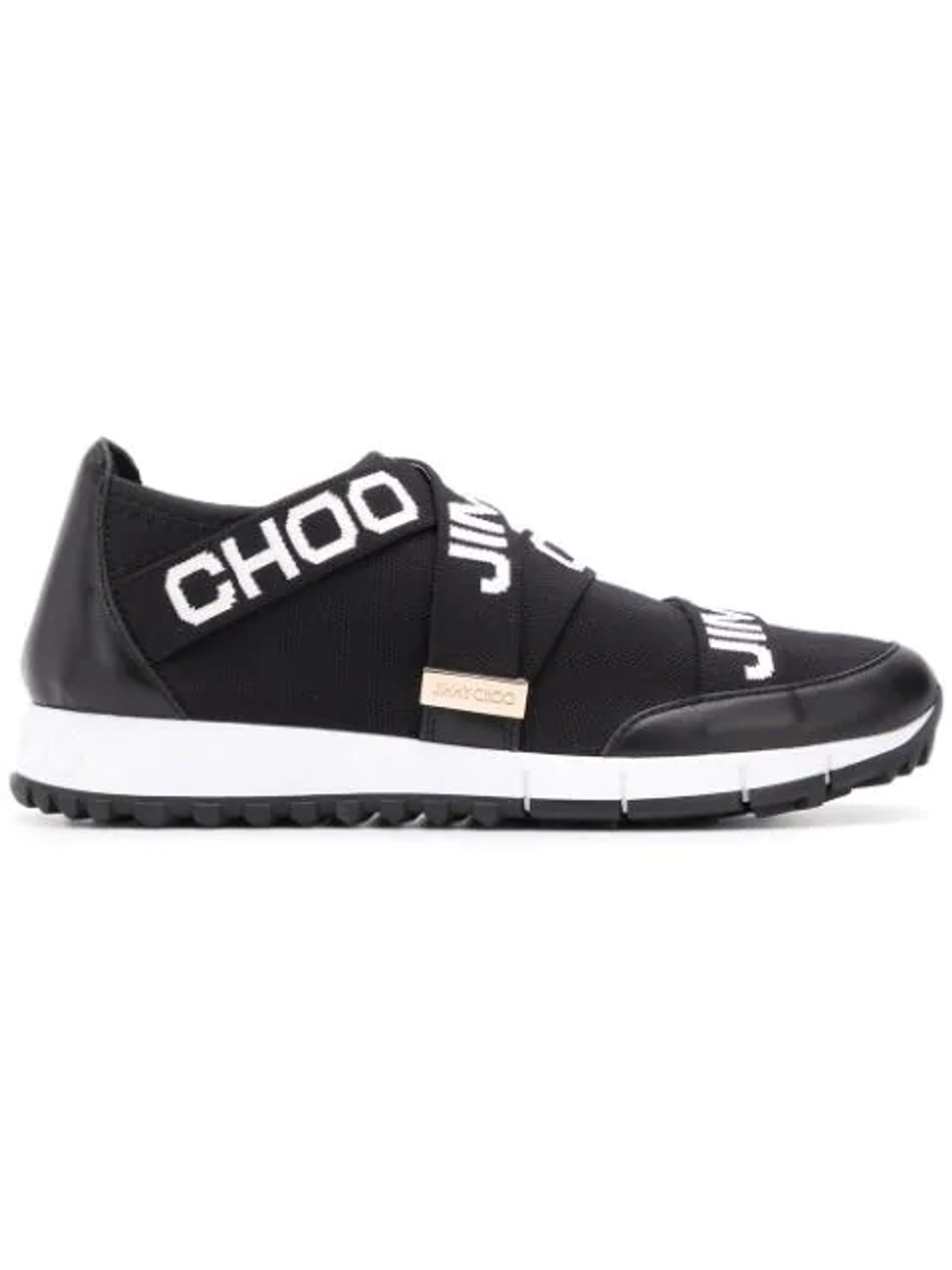 Jimmy Choo Toronto Slip-on Logo Sneaker In Black/ White | WHAT’S ON THE ...