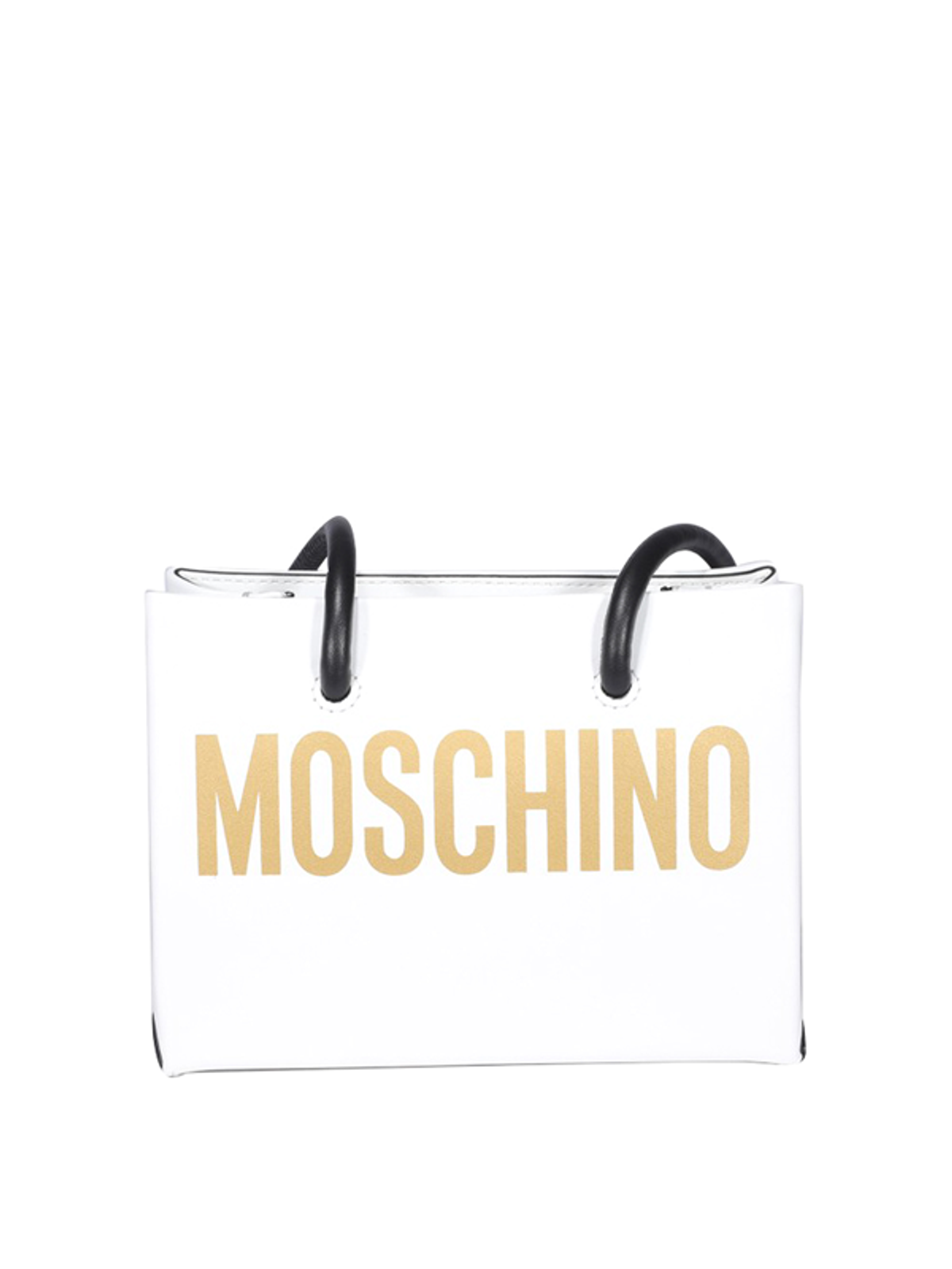 Moschino Mini Tote Bag In White | WHAT’S ON THE STAR?