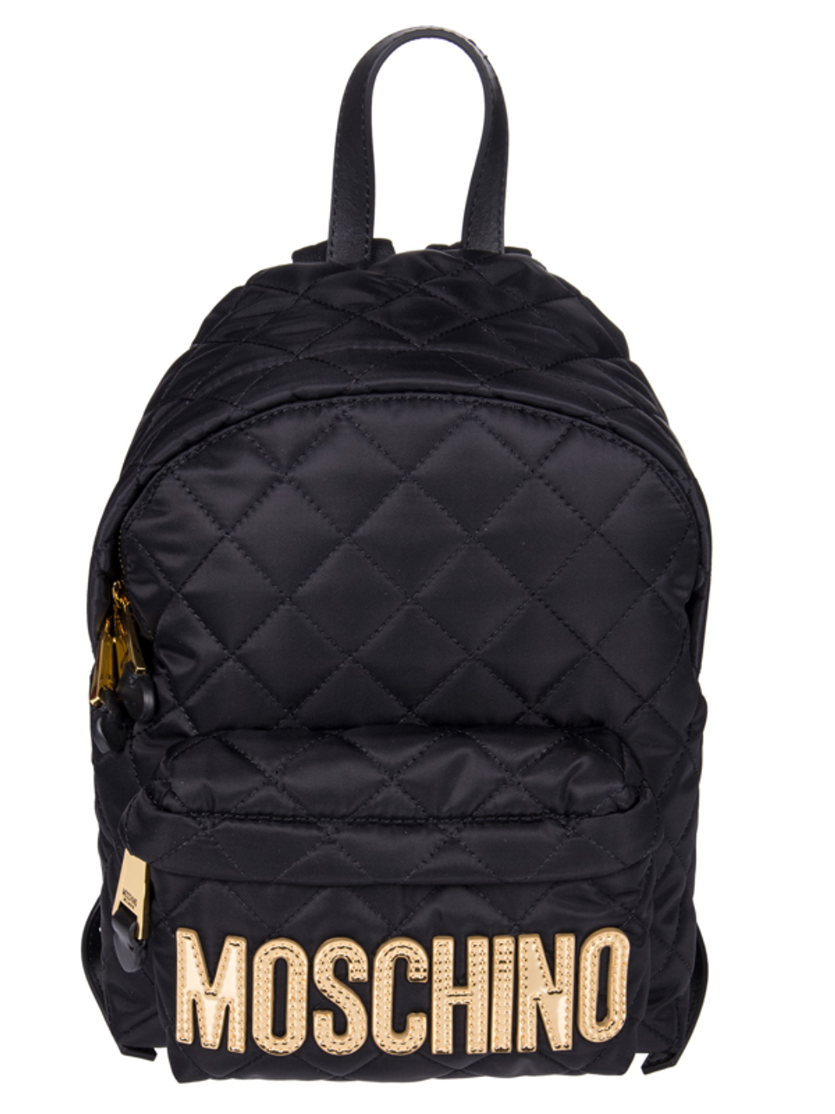 Moschino Quilted Backpack In Black | WHAT’S ON THE STAR?