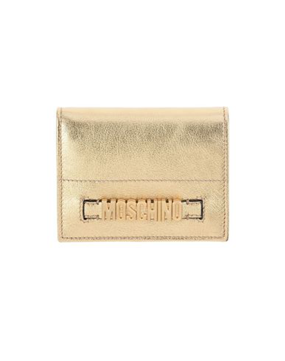 Moschino Wallet In Gold | WHAT’S ON THE STAR?