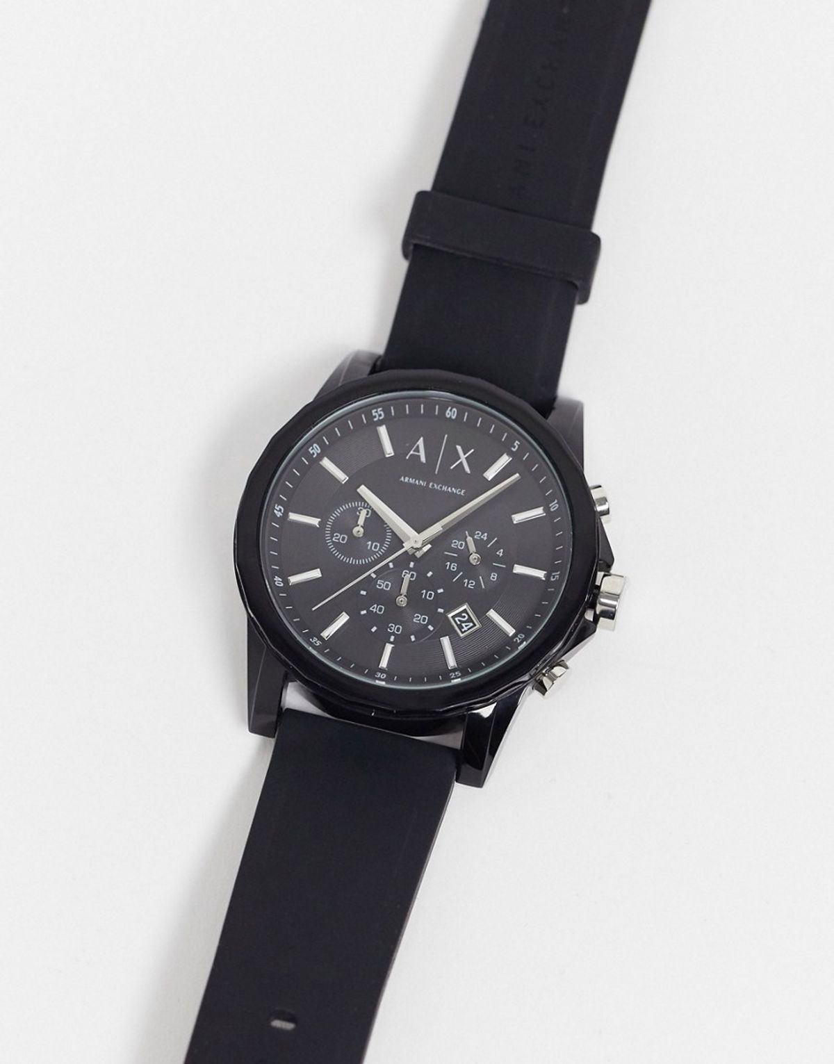 Armani Exchange Ax1326 Outerbanks Silicone Watch-black | WHAT’S ON THE ...