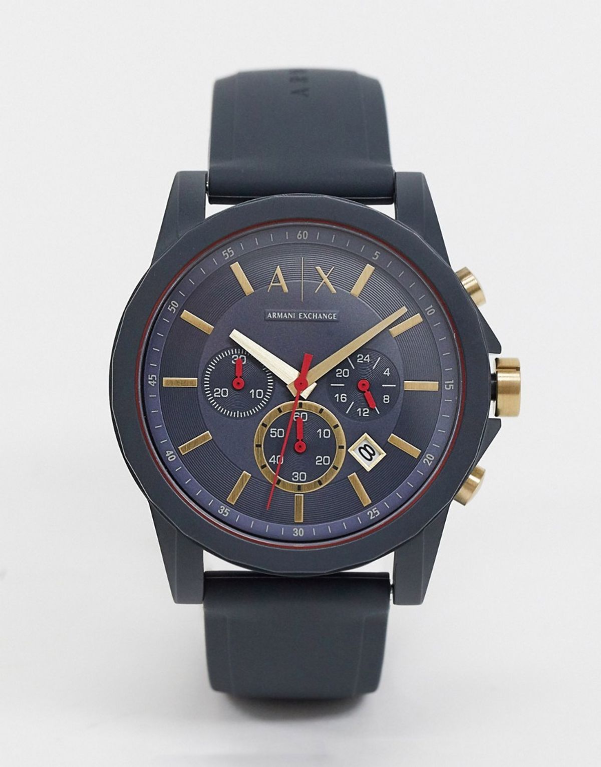 Armani Exchange Outerbanks Silicone Watch Ax1335-grey | WHAT’S ON THE STAR?