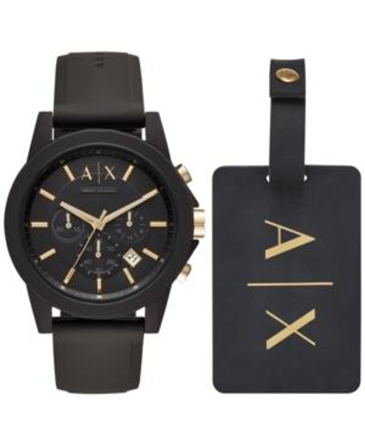 Armani Exchange Ax Armani Exchange Men's Chronograph Outerbanks Black ...