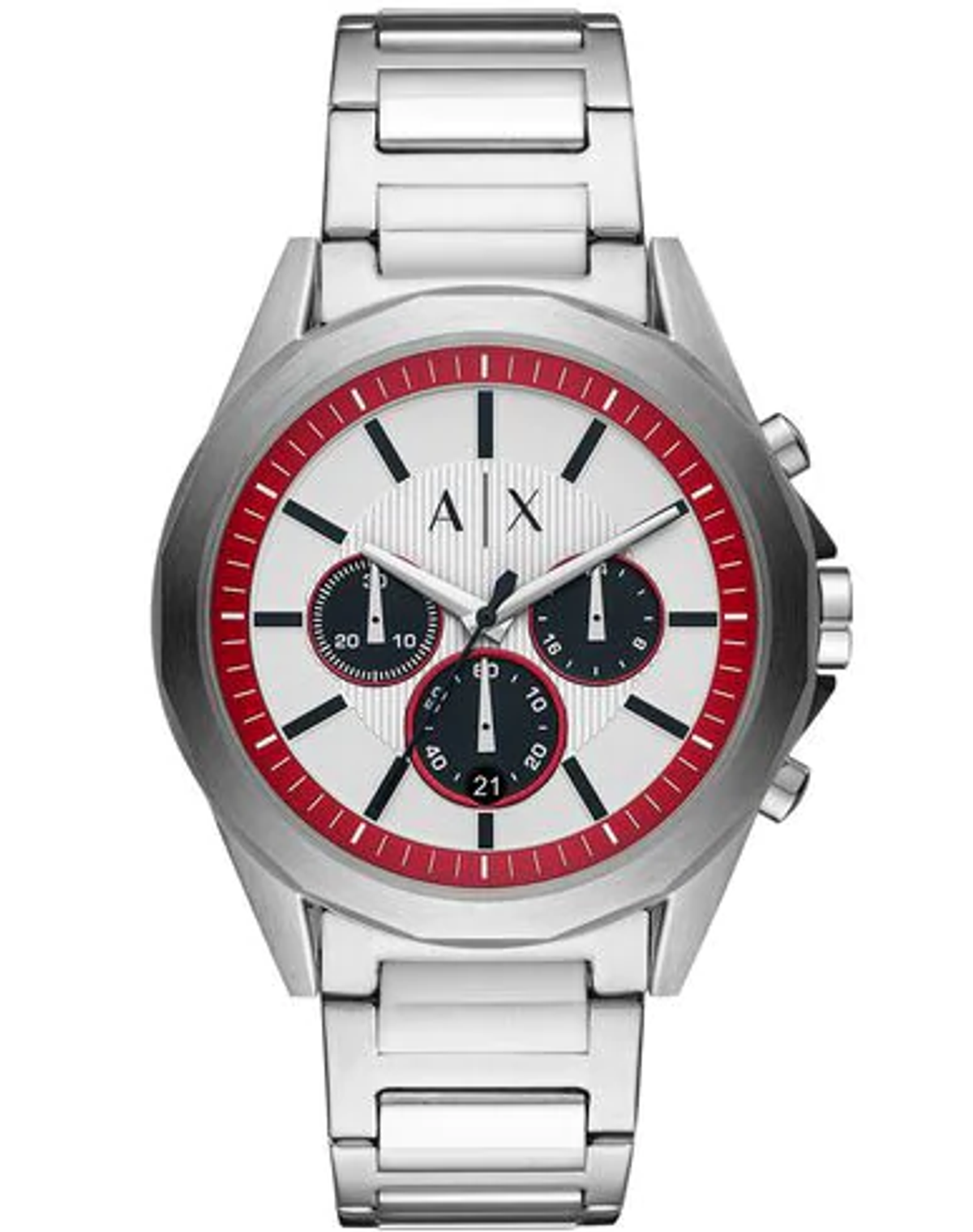 Armani Exchange Wrist Watch In Silver | WHAT’S ON THE STAR?