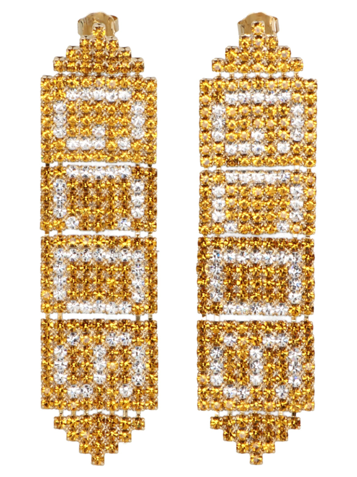 GCDS Earrings In Gold | WHAT’S ON THE STAR?