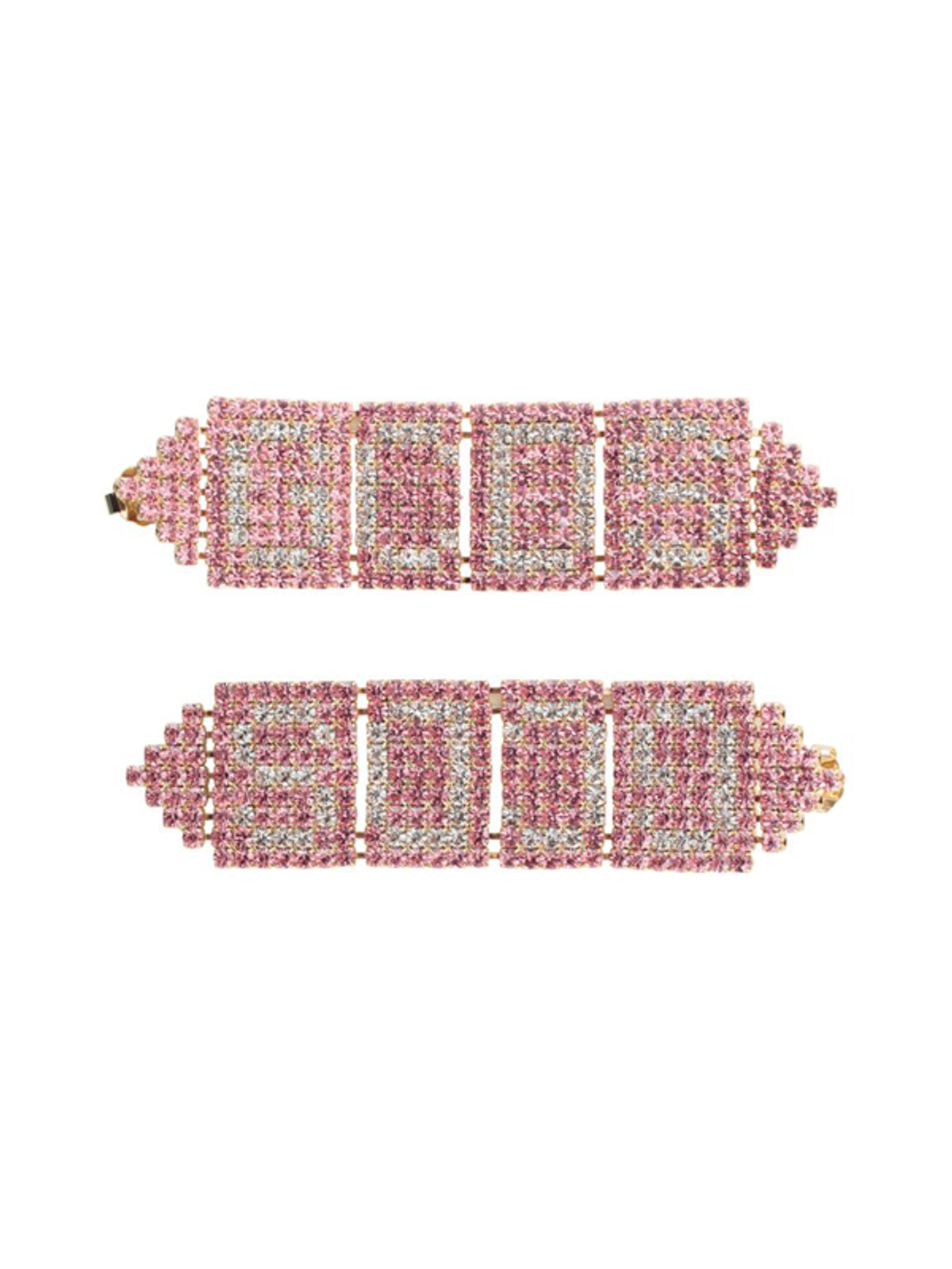 GCDS Gcds Logo Chain Link Drop Earrings In Pink | WHAT’S ON THE STAR?