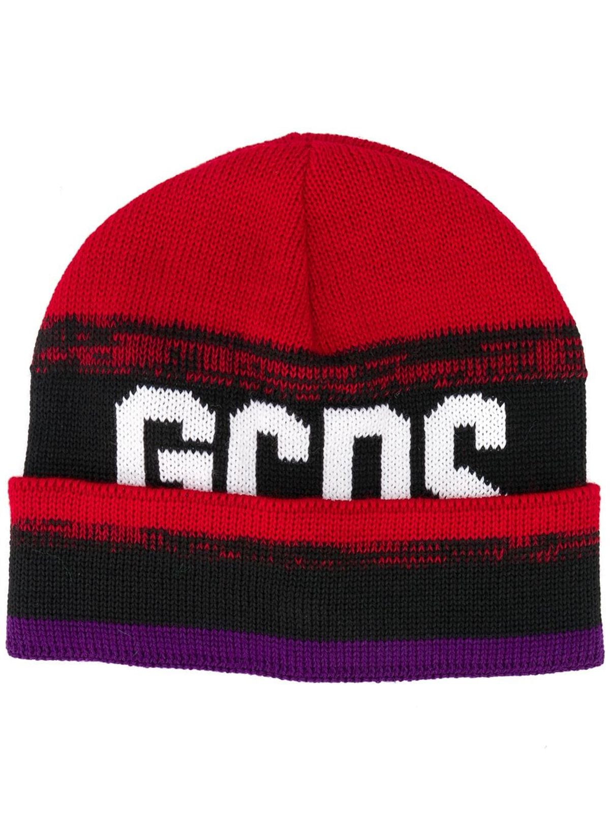 GCDS Beanie Hat With Logo In Red | WHAT’S ON THE STAR?