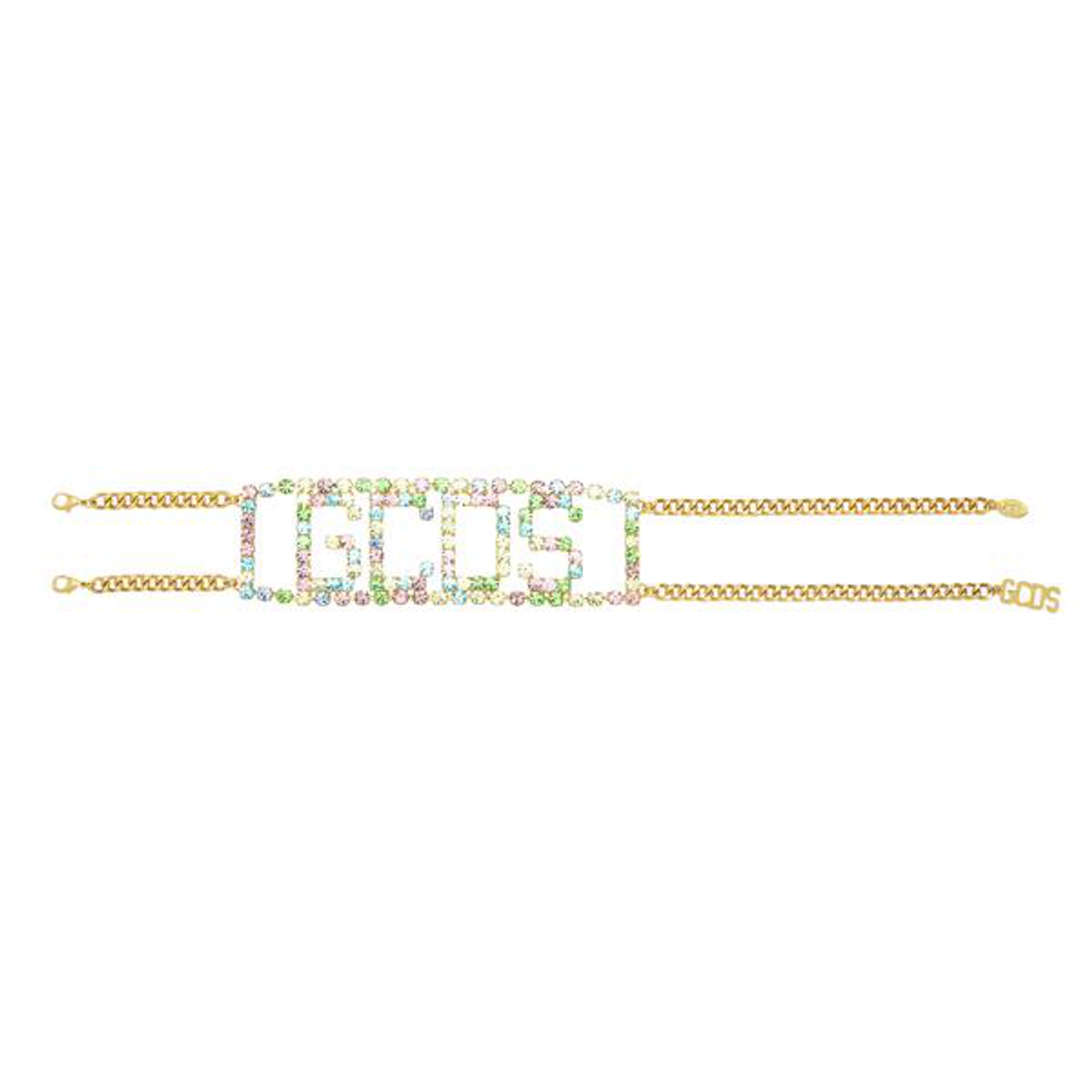 GCDS Gcds Mix Choker In Gold | WHAT’S ON THE STAR?