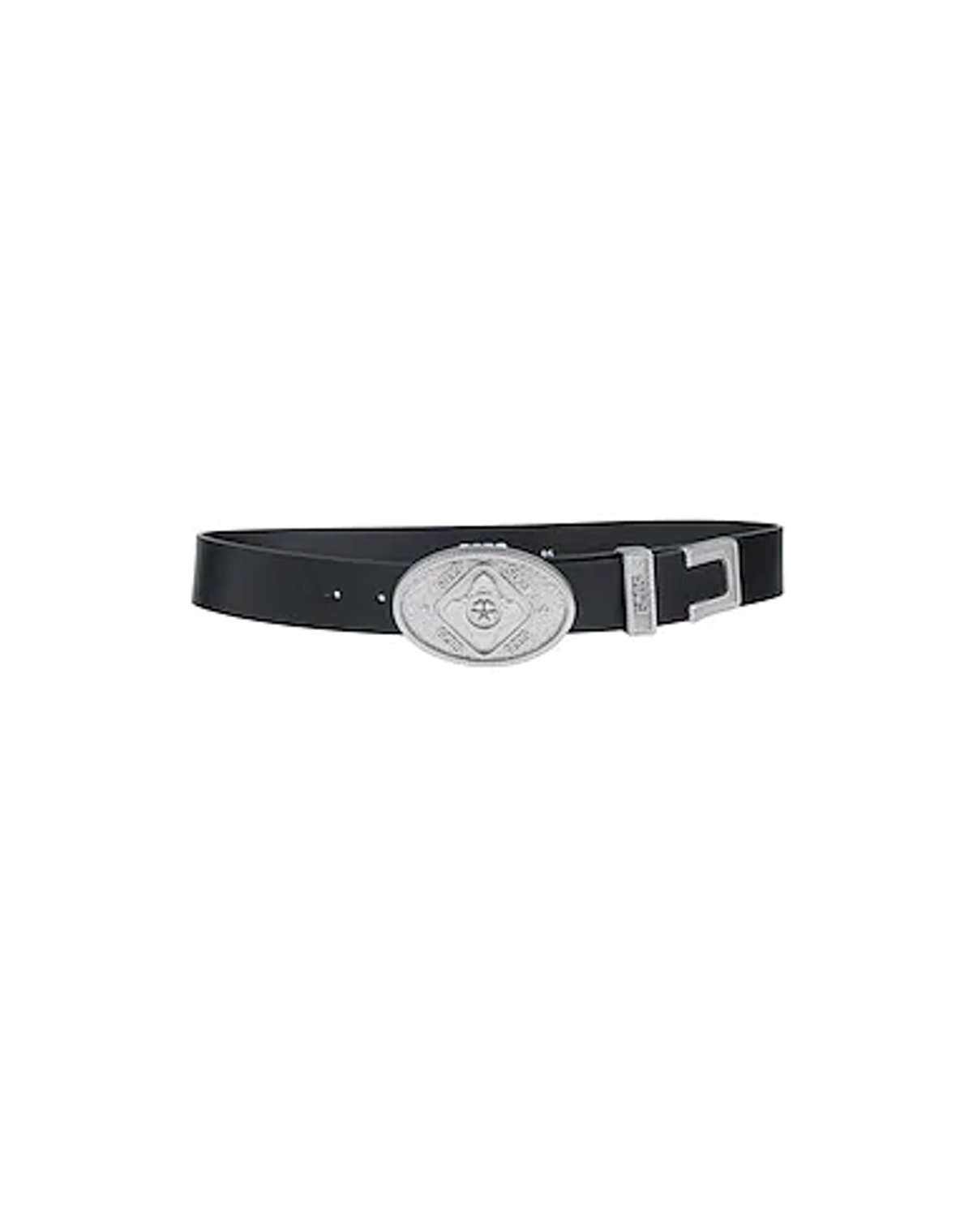 GCDS Regular Belt In Black | WHAT’S ON THE STAR?