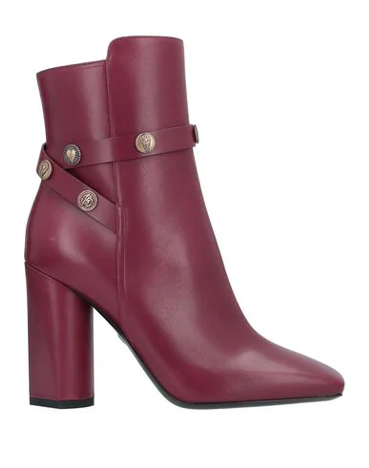 Roberto Cavalli Ankle Boot In Maroon | WHAT’S ON THE STAR?