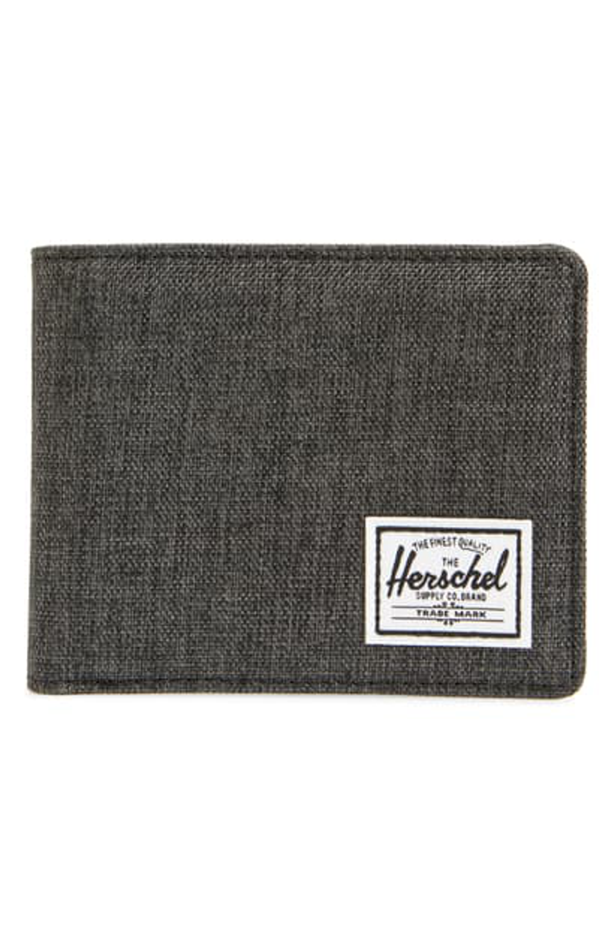 Herschel Supply Co Hank Rfid Bifold Wallet In Black Crosshatch/ Black ...