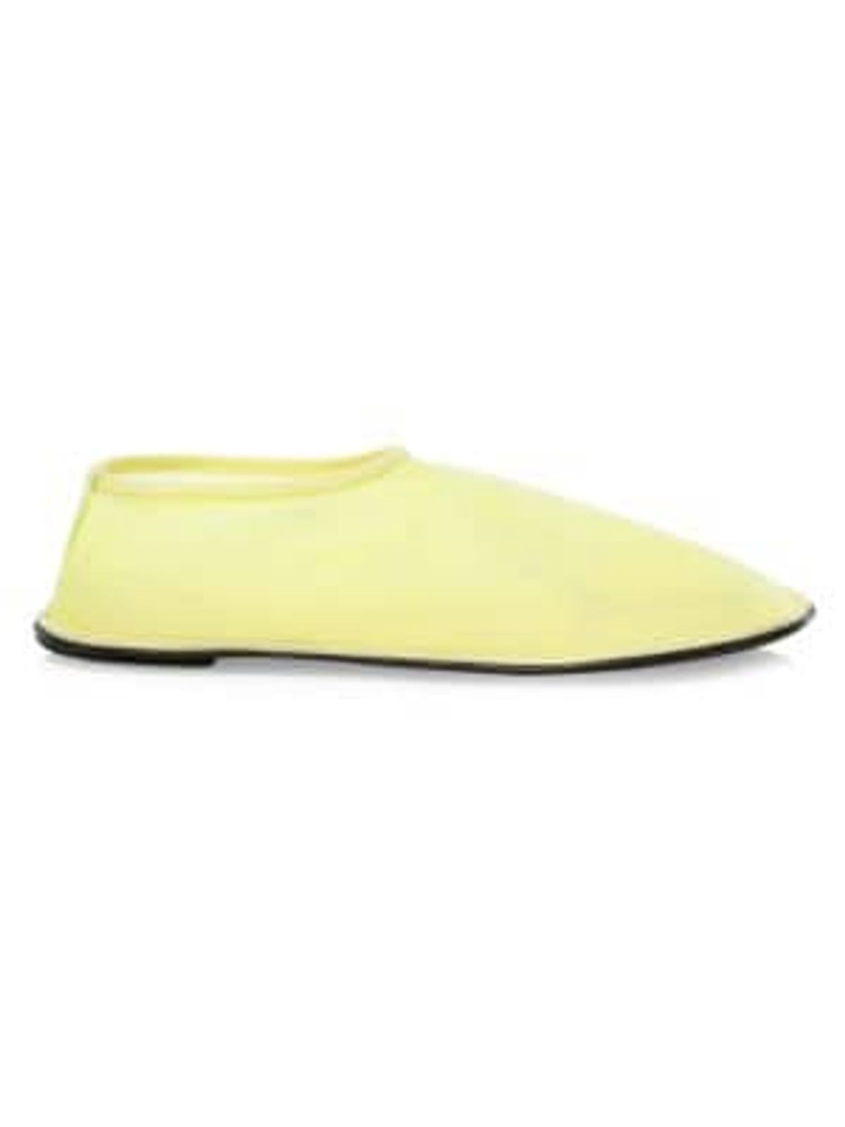 The Row Women's Mesh Sock Flats In Pale Yellow | WHAT’S ON THE STAR?