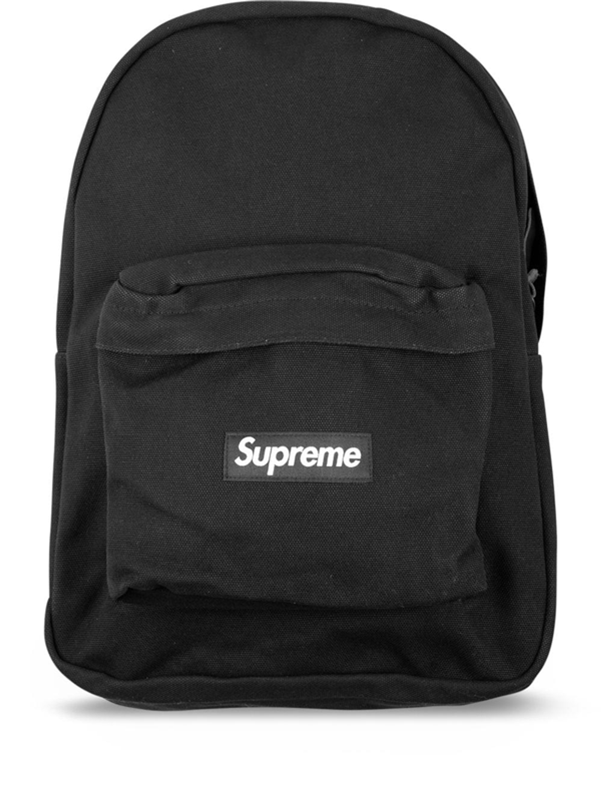 Supreme Logo Canvas Backpack In Schwarz | WHAT’S ON THE STAR?