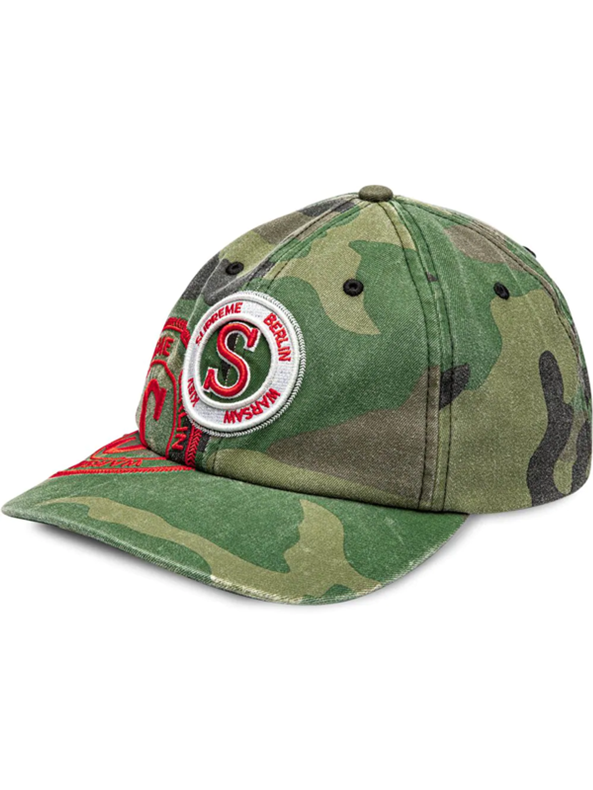 Supreme Stamp 6-panel Cap In Green | WHAT’S ON THE STAR?