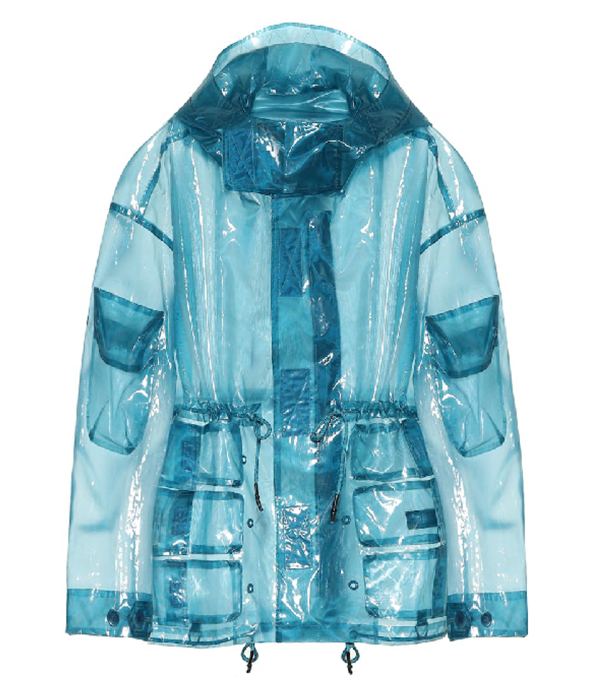 Undercover Transparent Jacket In Blue | WHAT’S ON THE STAR?