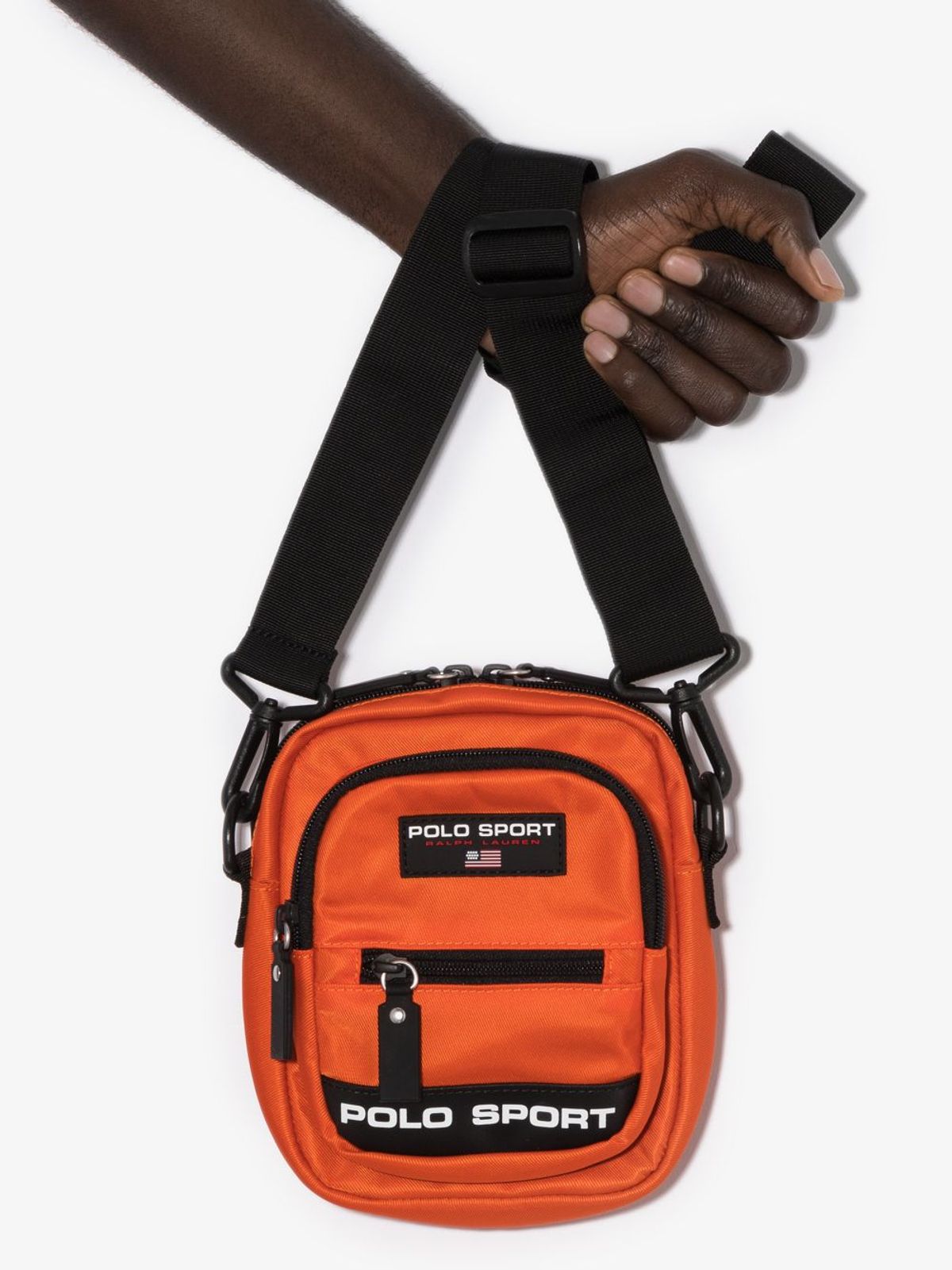 Polo Ralph Lauren Orange Sport Logo Messenger Bag | WHAT’S ON THE STAR?