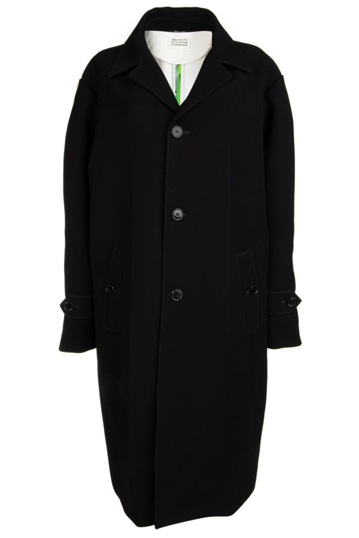 Maison Margiela Maison Margiela Contrast Panel Coat In Multi | WHAT’S ...