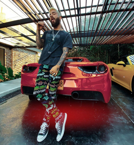 Maluma Outfit from April 14, 2020 | WHAT’S ON THE STAR?