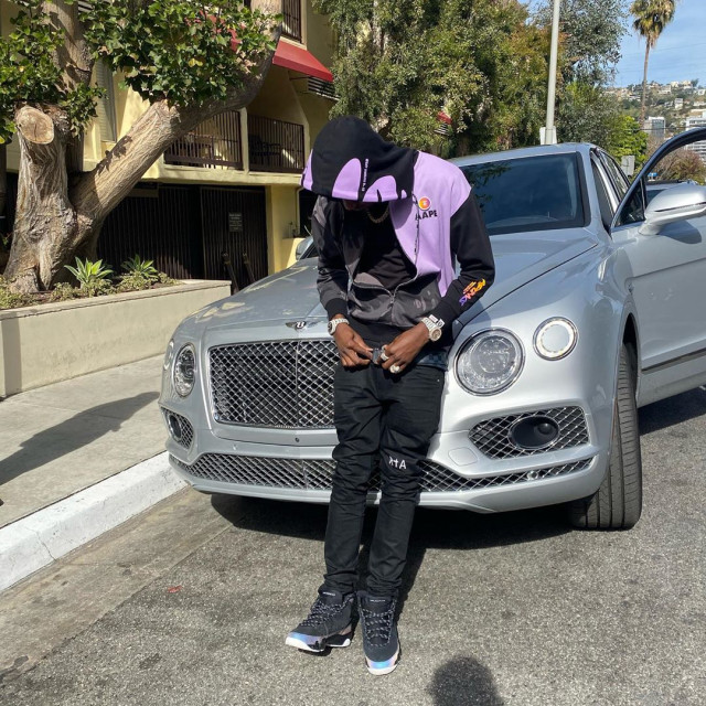 Lil Tjay Outfit from May 5, 2020 | WHAT’S ON THE STAR?