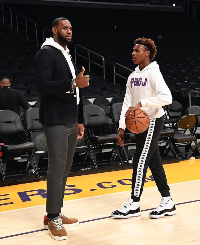 Bronny James Outfit from July 23, 2020 | WHAT’S ON THE STAR?